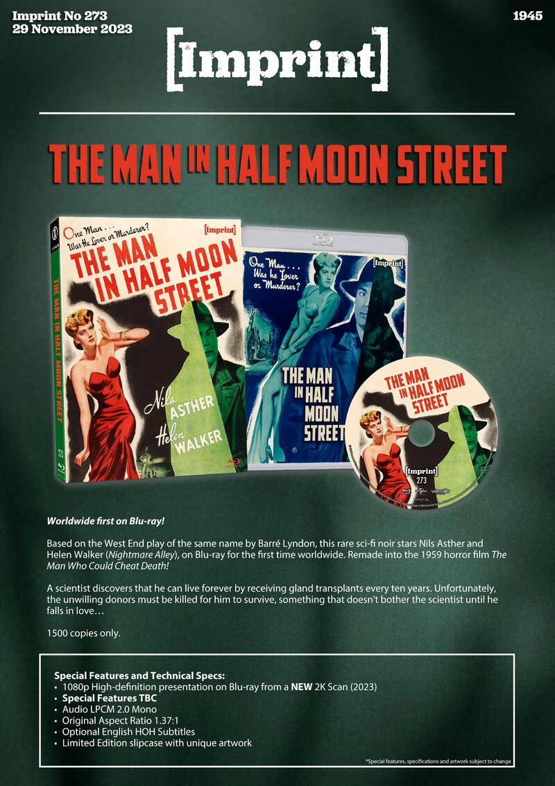 Imprint Films Announces November Releases