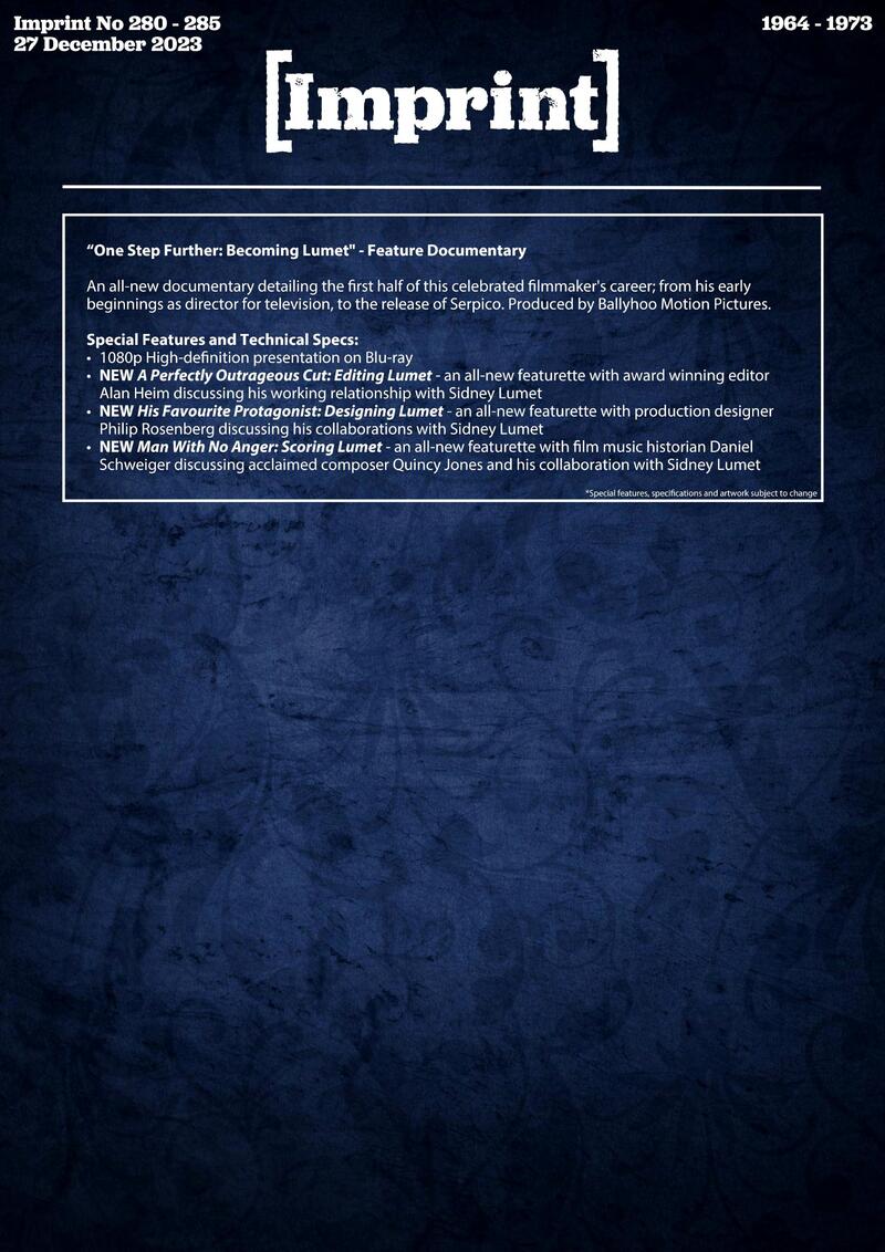 Imprint Films Announces December Imprint Releases (UPDATED)