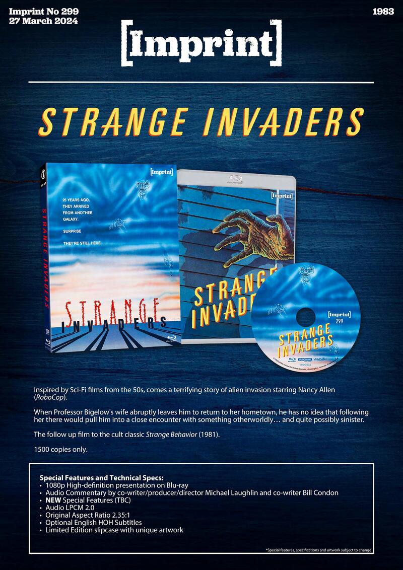 Imprint Films Announces March Releases