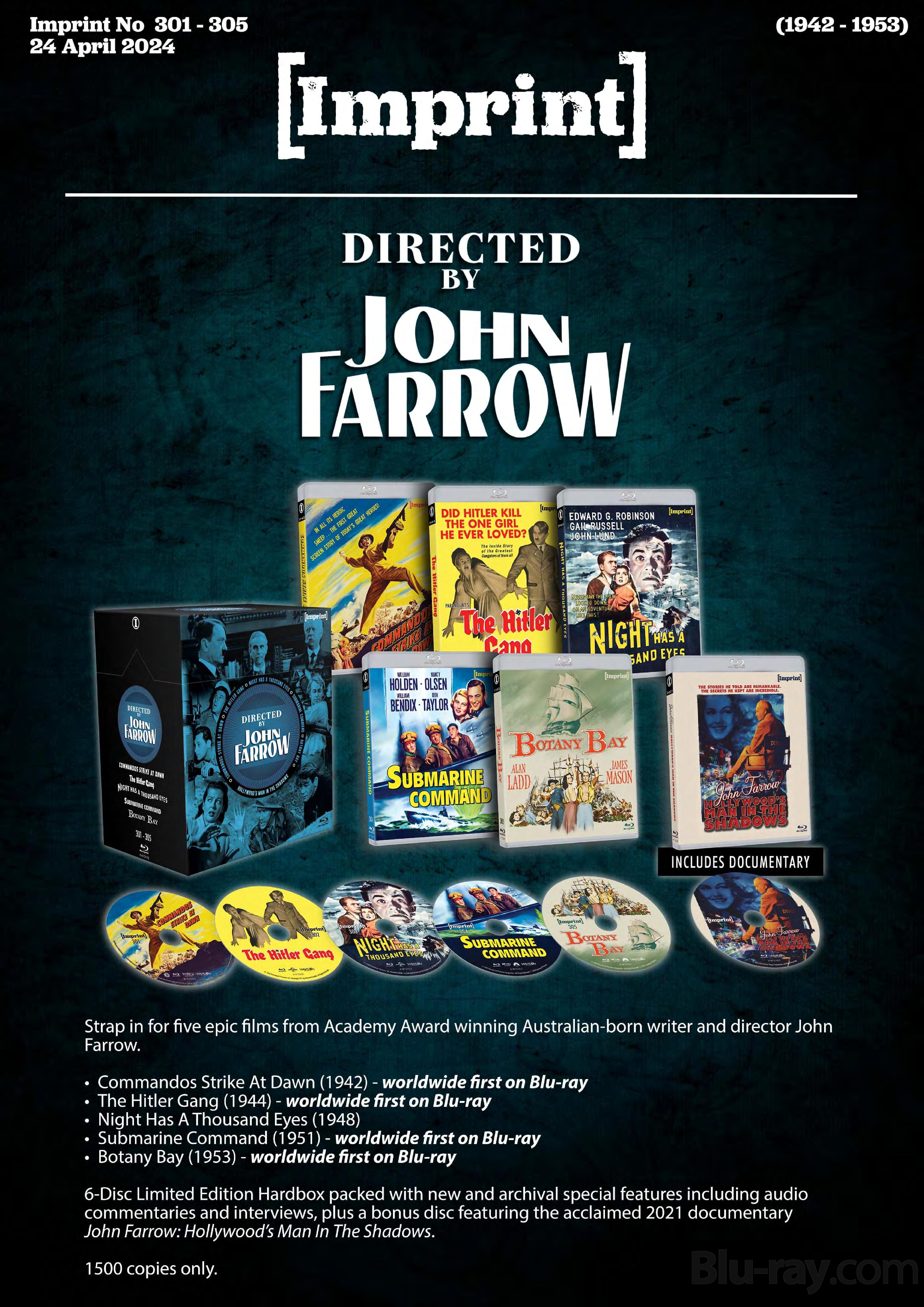 Imprint Films Announces April Releases