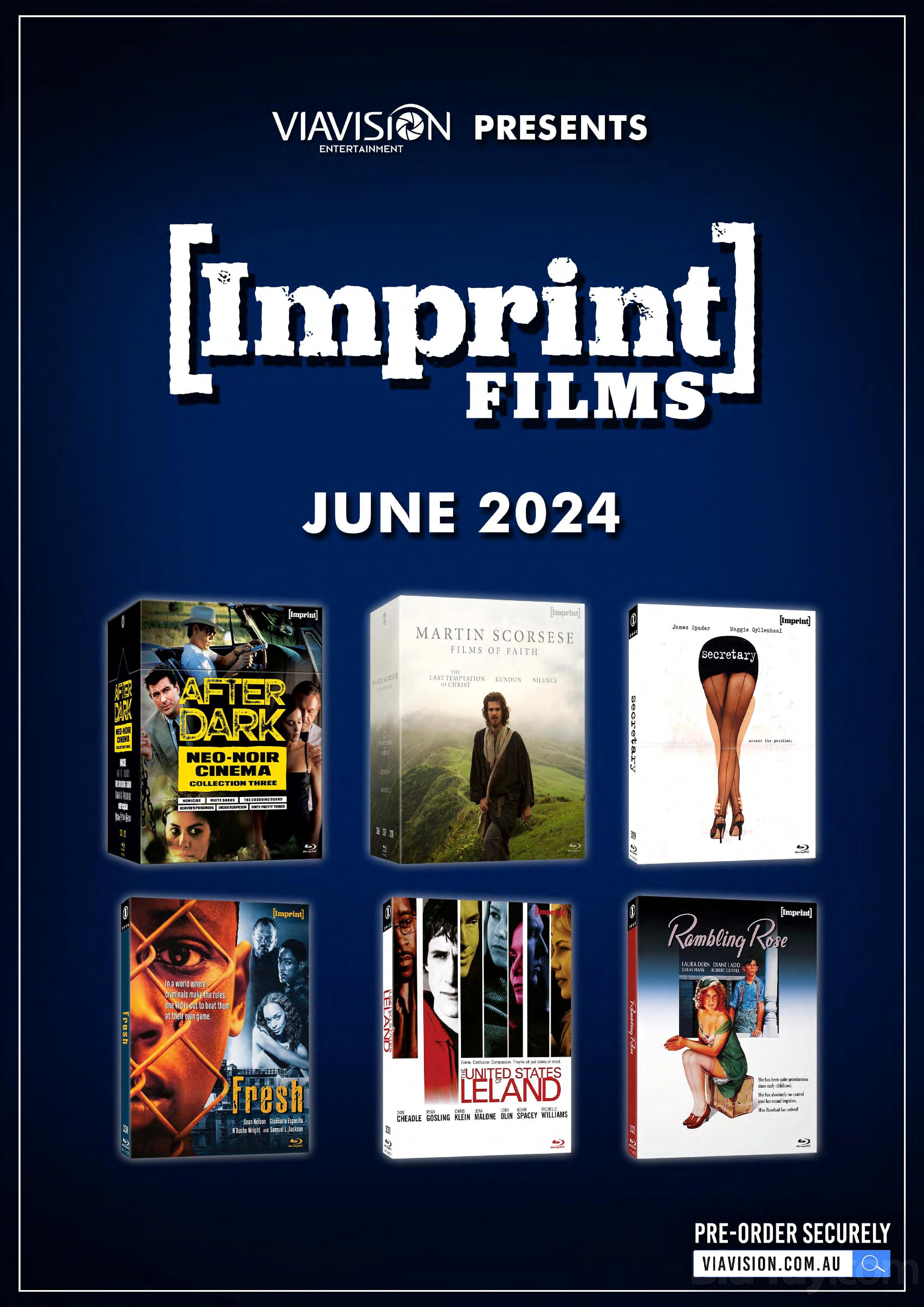 Imprint Films Announces June Releases (UPDATED)