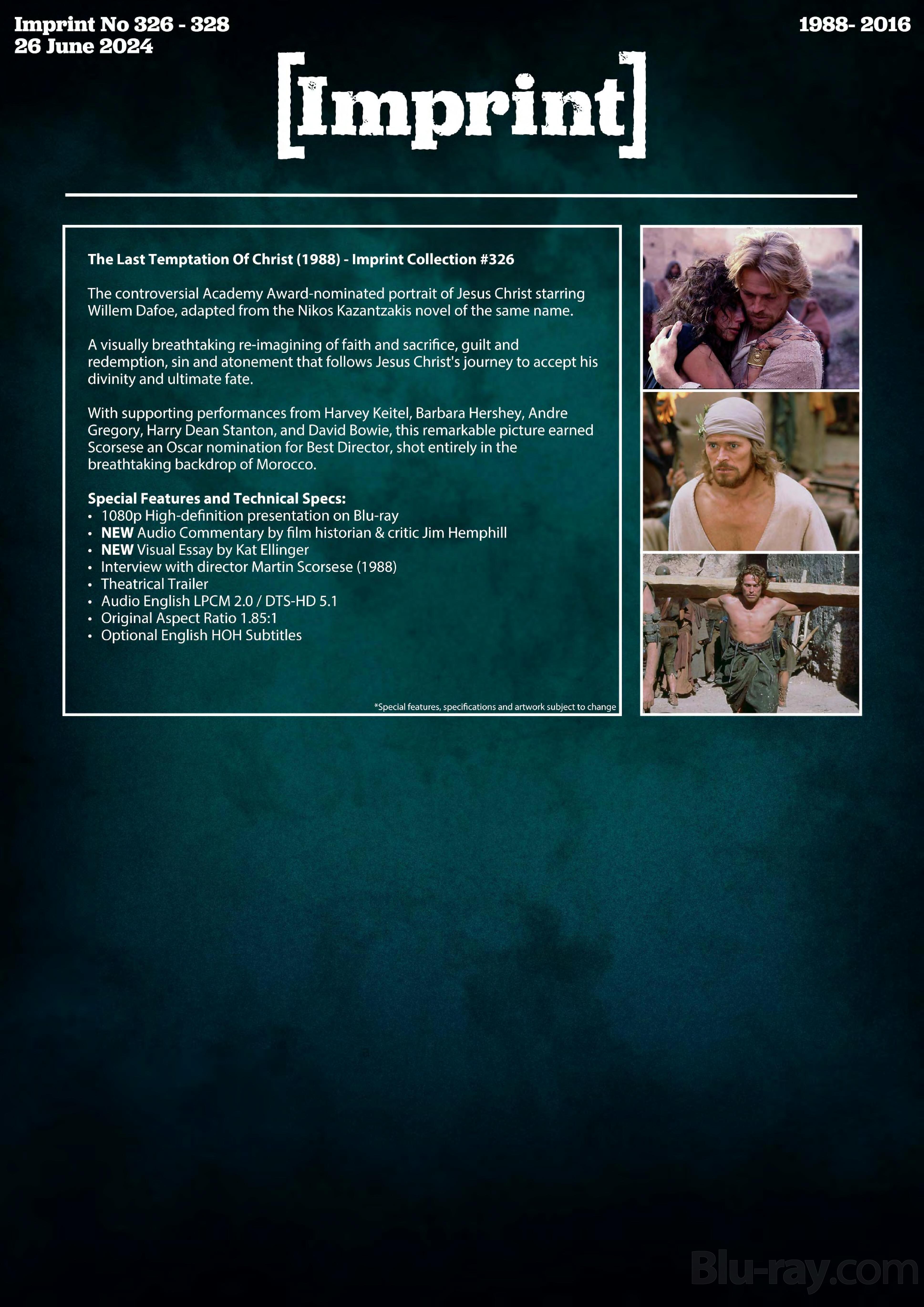 Imprint Films Announces June Releases (UPDATED)