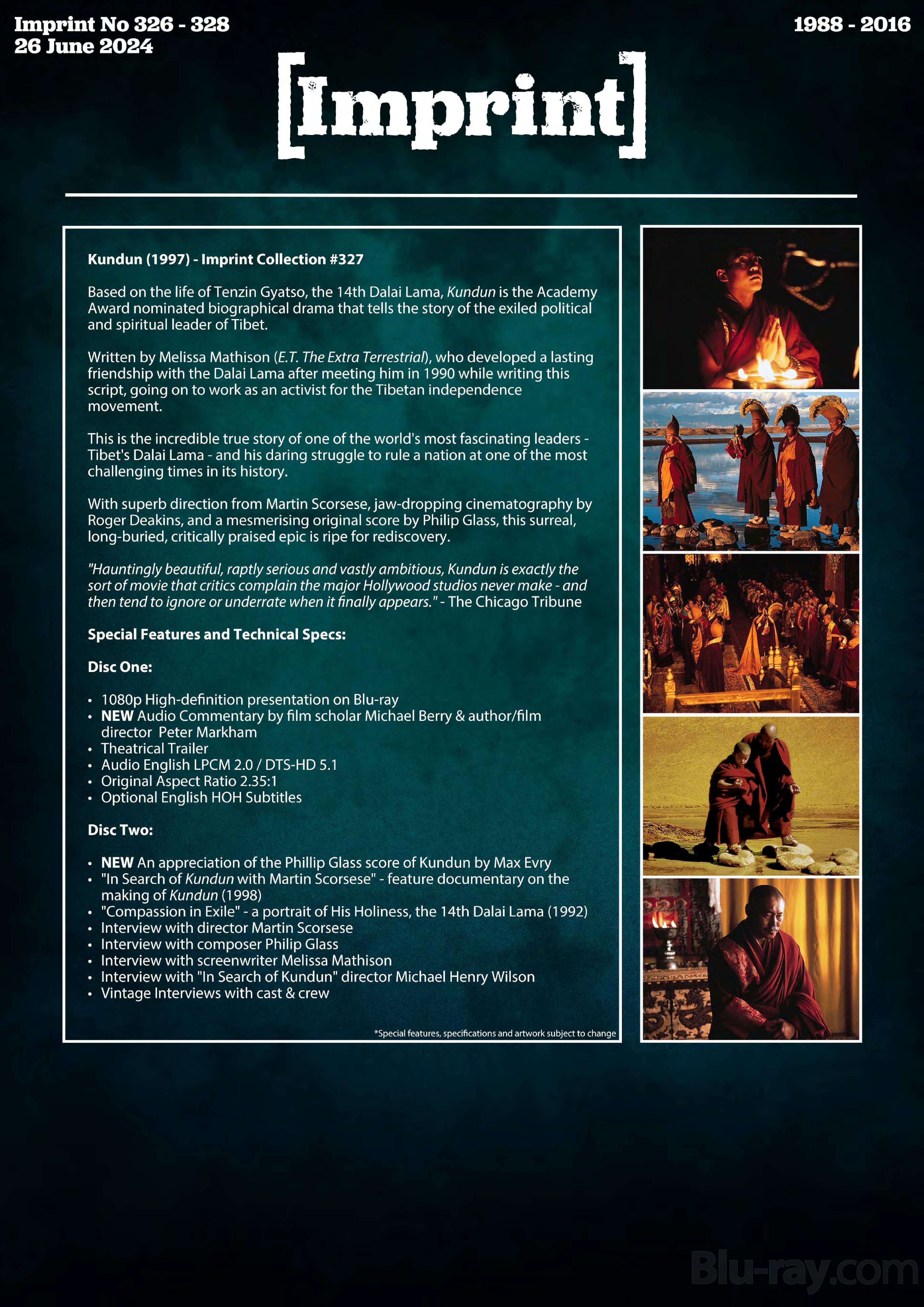 Imprint Films Announces June Releases (UPDATED)