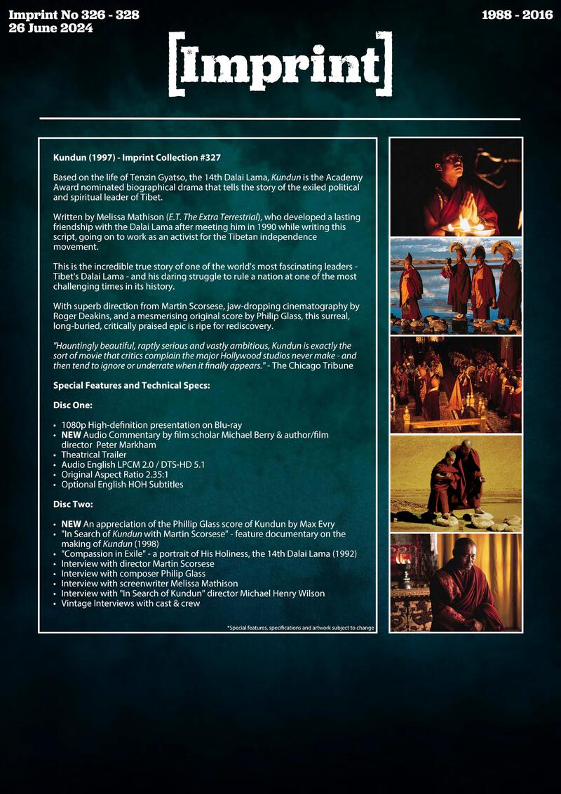 Imprint Films Announces June Releases (UPDATED)