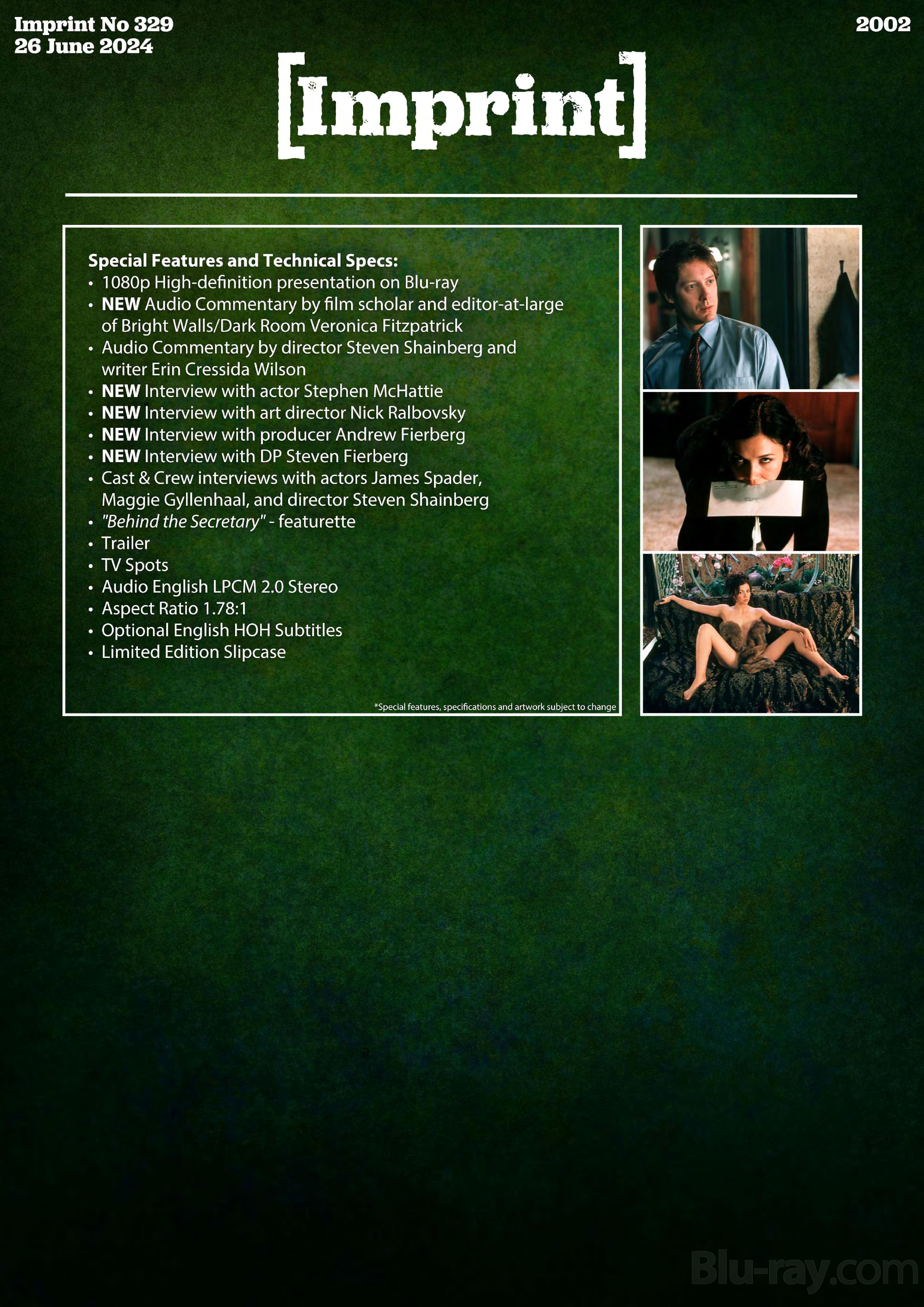 Imprint Films Announces June Releases (UPDATED)