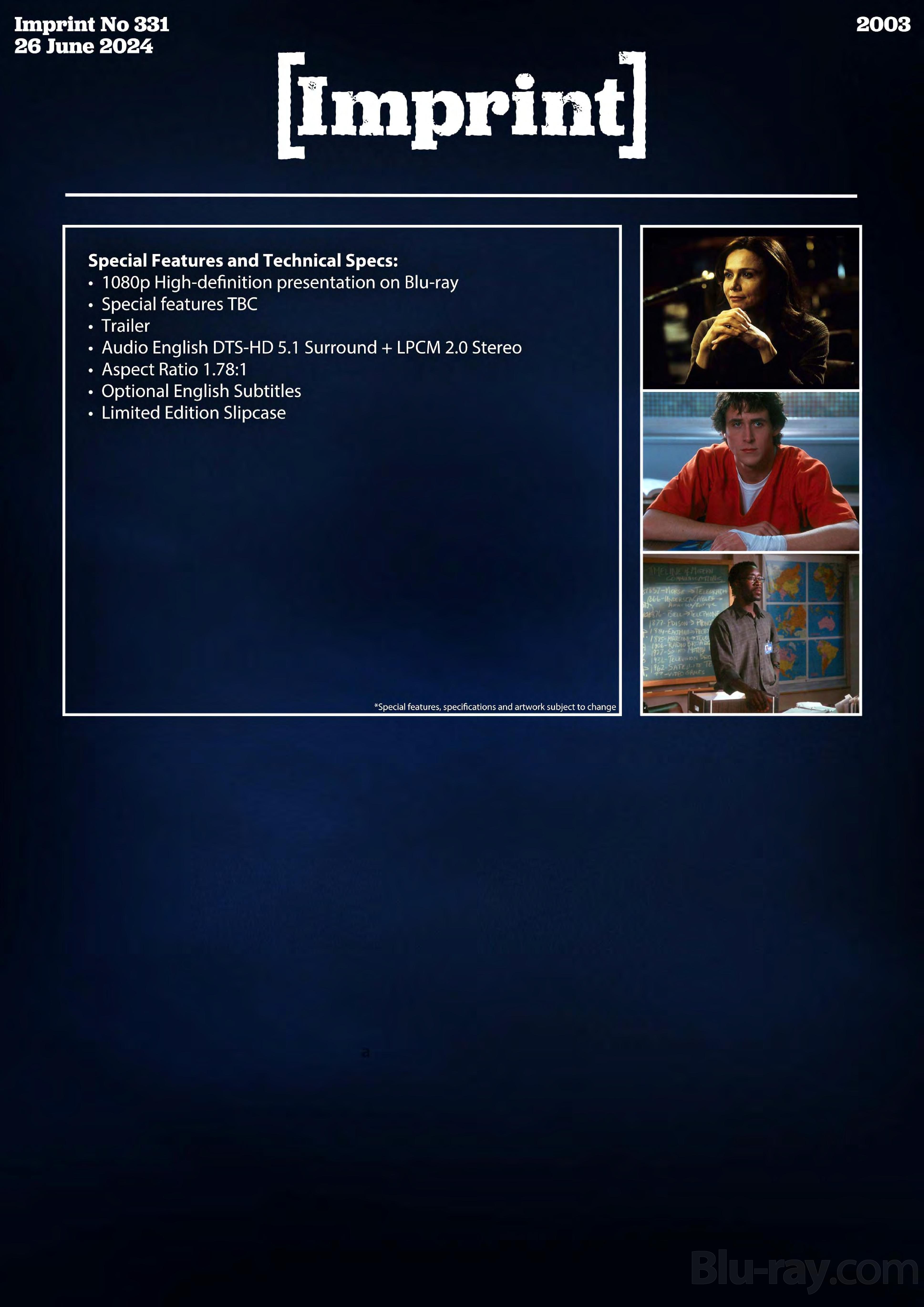 Imprint Films Announces June Releases (UPDATED)