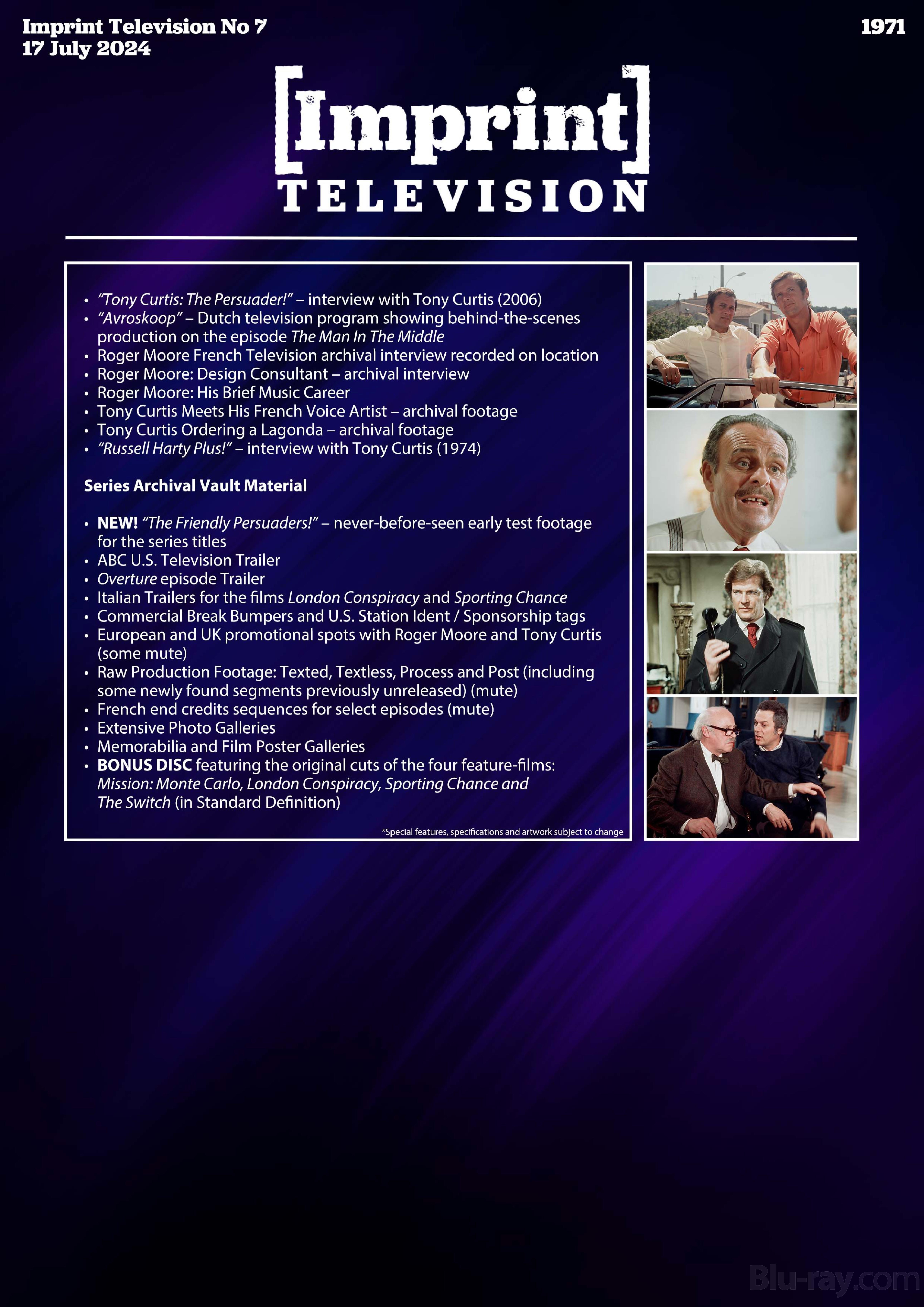 The Persuaders: The Complete Series Blu-ray