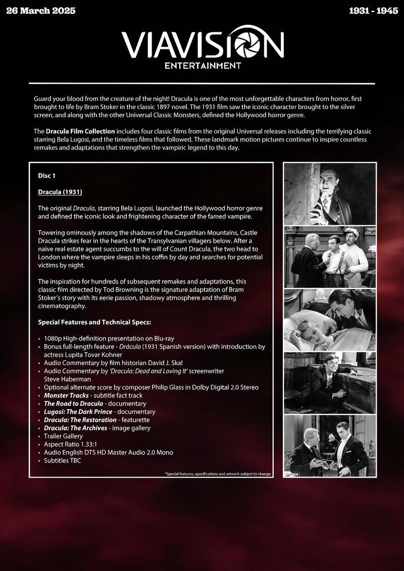 Via Vision Entertainment Announces New Limited Editions