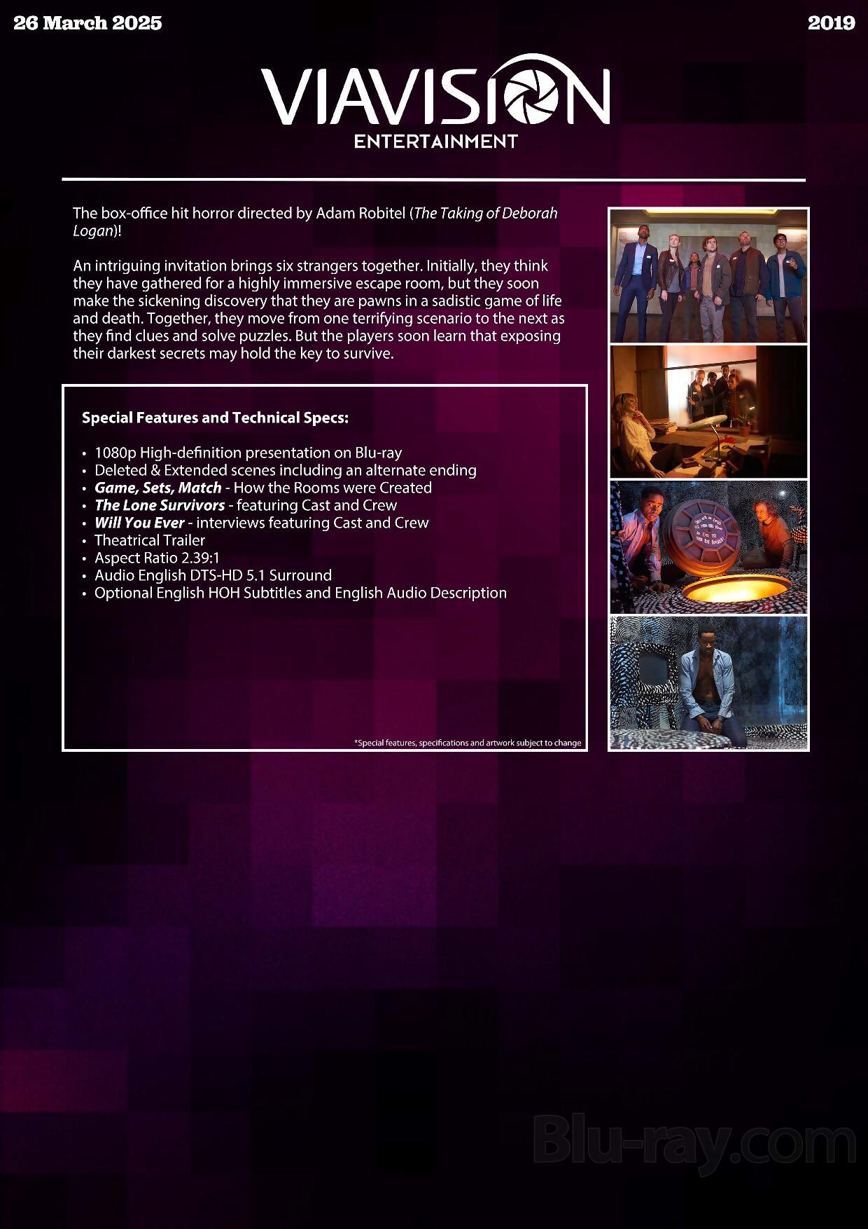 Via Vision Entertainment Announces New Limited Editions