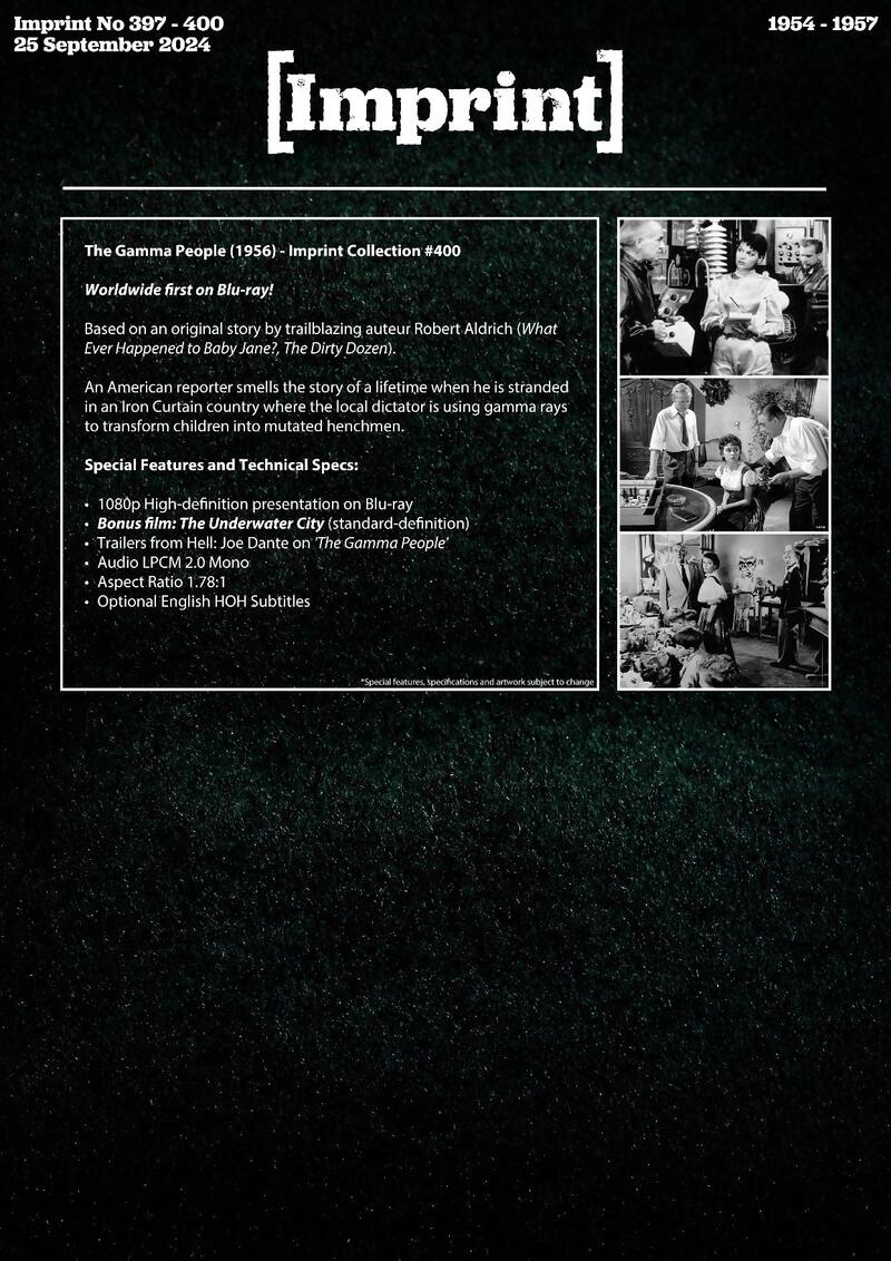 Imprint Films Announces April Releases