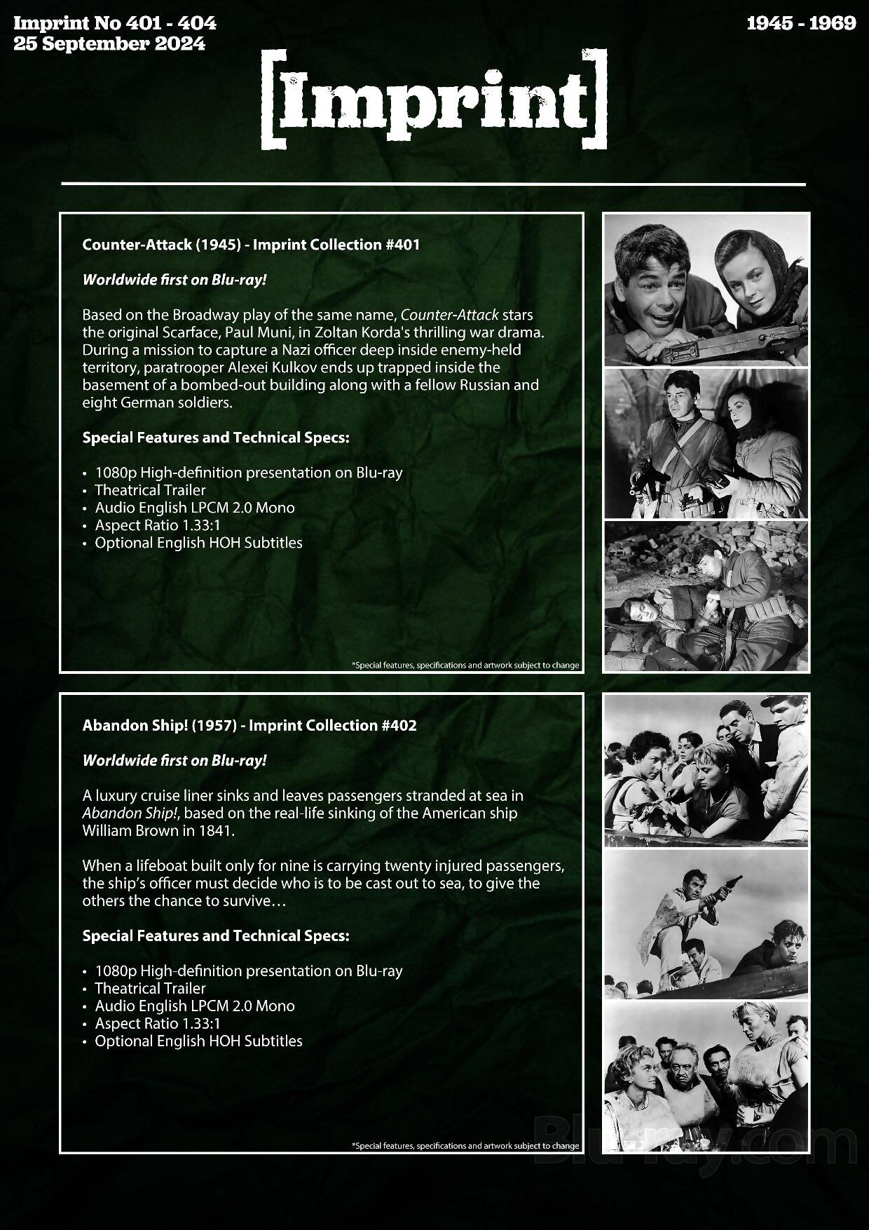 Imprint Films Announces April Releases