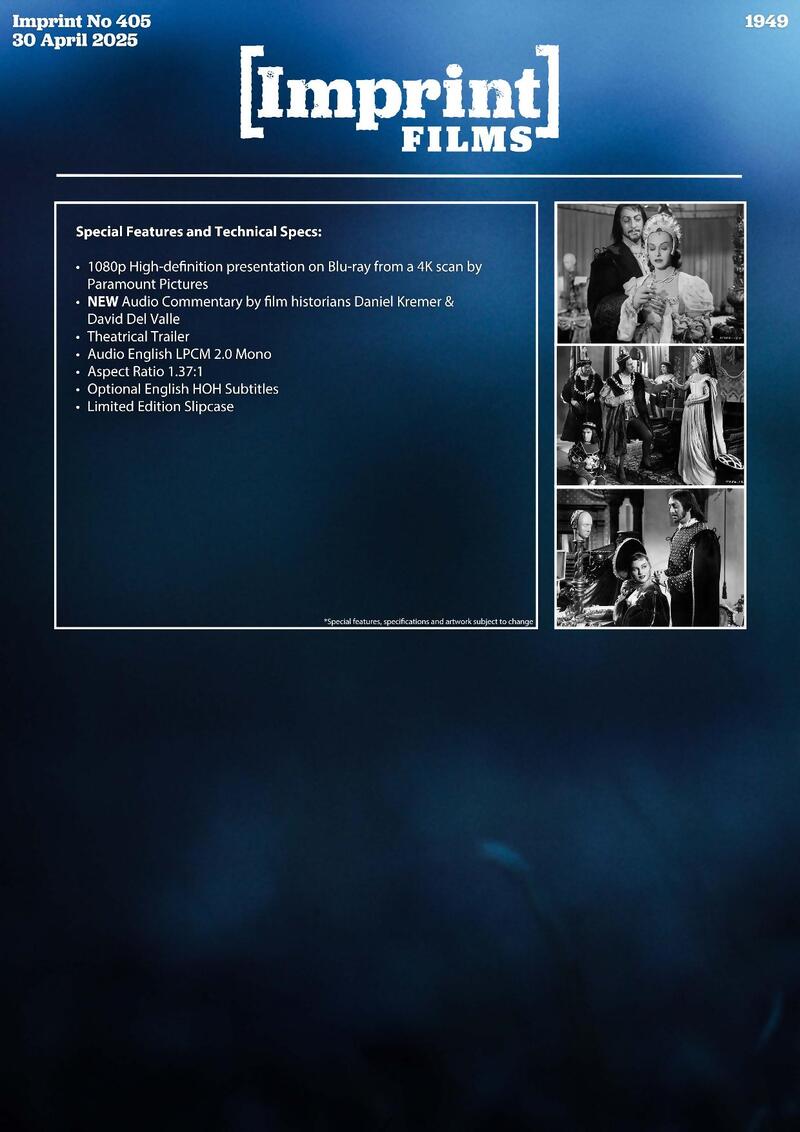 Imprint Films Announces April Releases