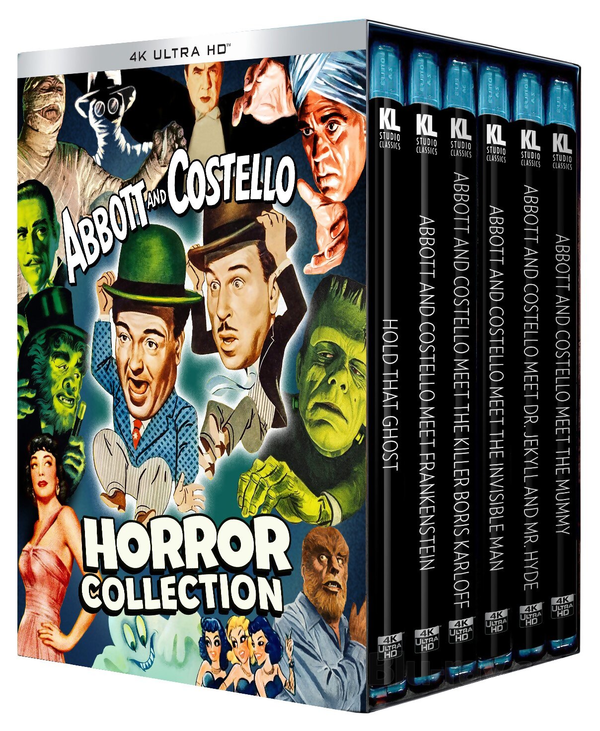 Abbott & Costello Horror Collection 4K Blu-ray