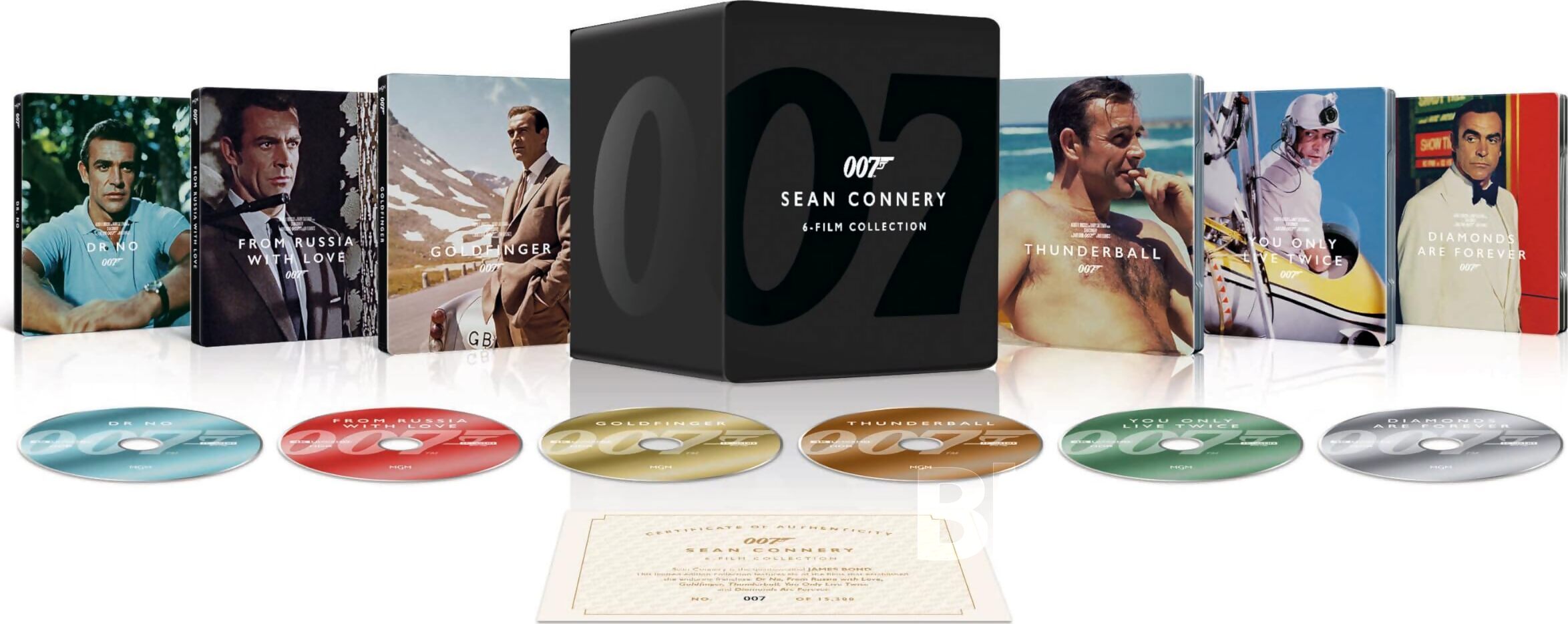 Sean Connery 007 James Bond Collection 4K Blu-ray