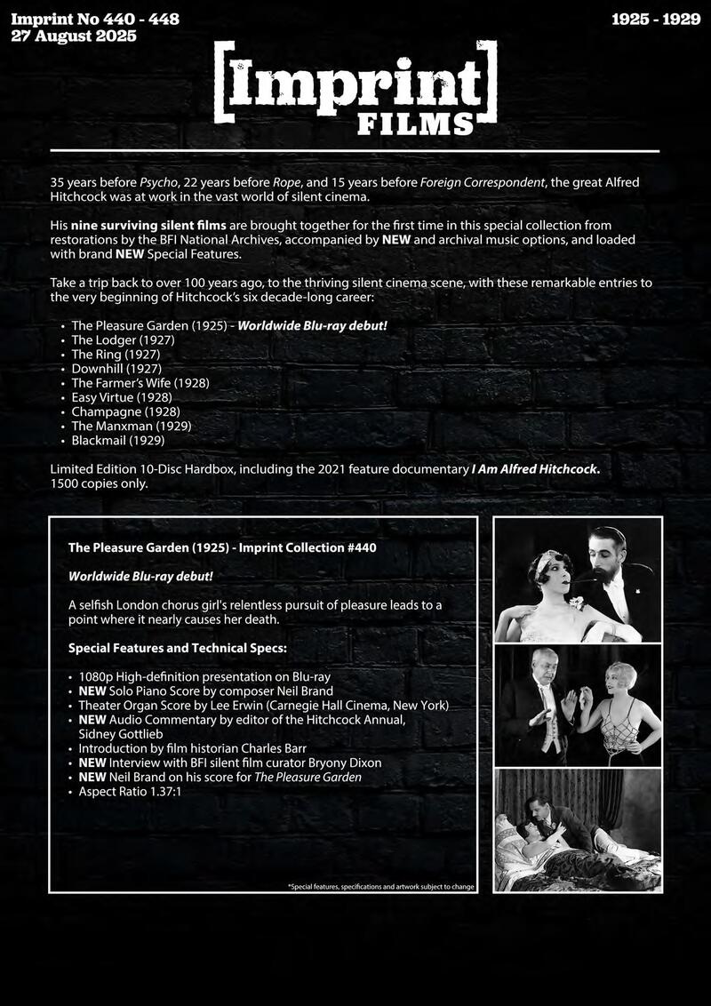 Imprint Films Announces September Releases