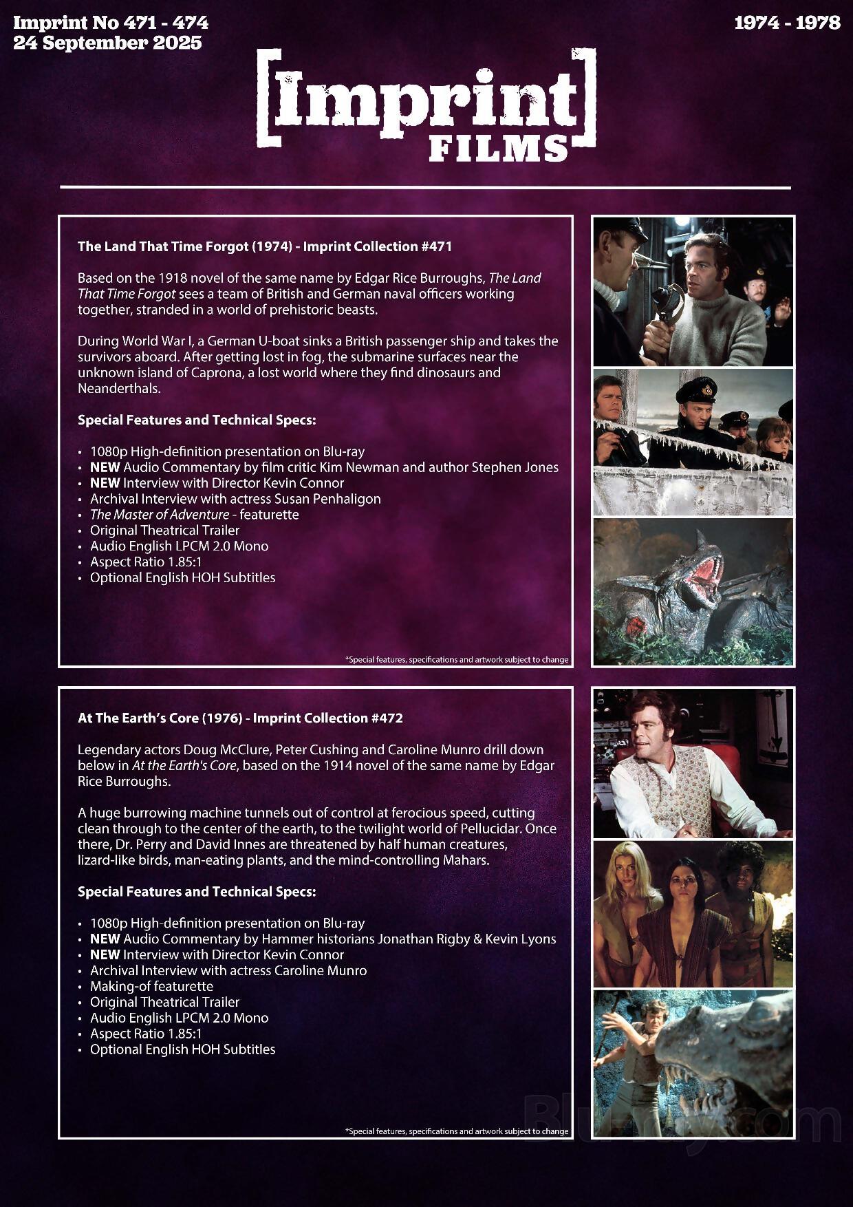 Imprint Films Announces September Releases