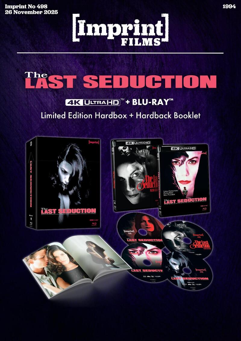 The Last Seduction Limited Edition Hardbox 4K Blu-ray