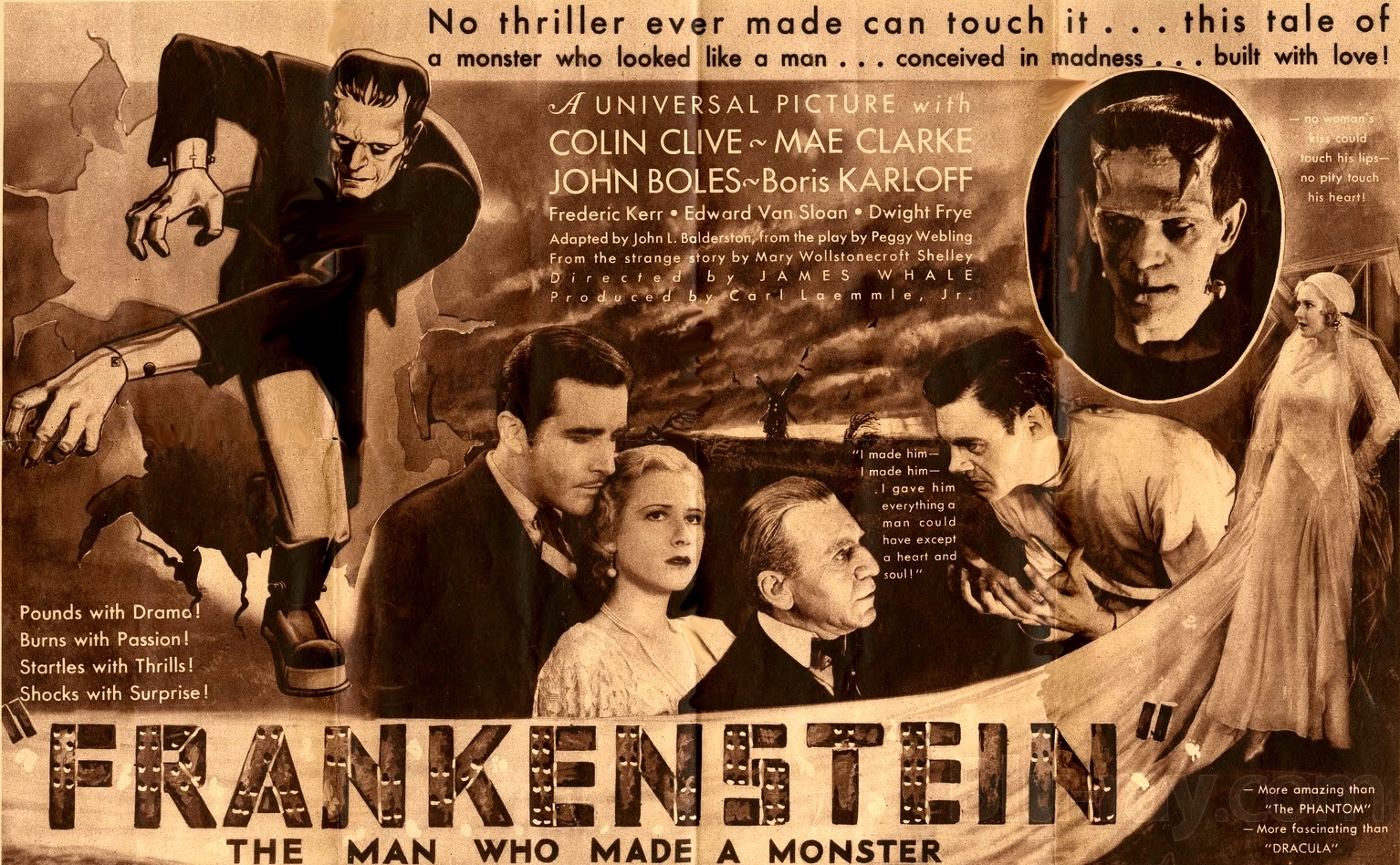 The History of the Universal Monster Series Part 1: Frankenstein