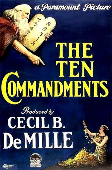 The Silver Screen (New Site Column): The Ten Commandments