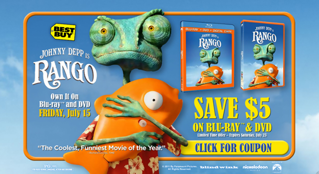 Deal Alert: Rango $5 Off Coupon